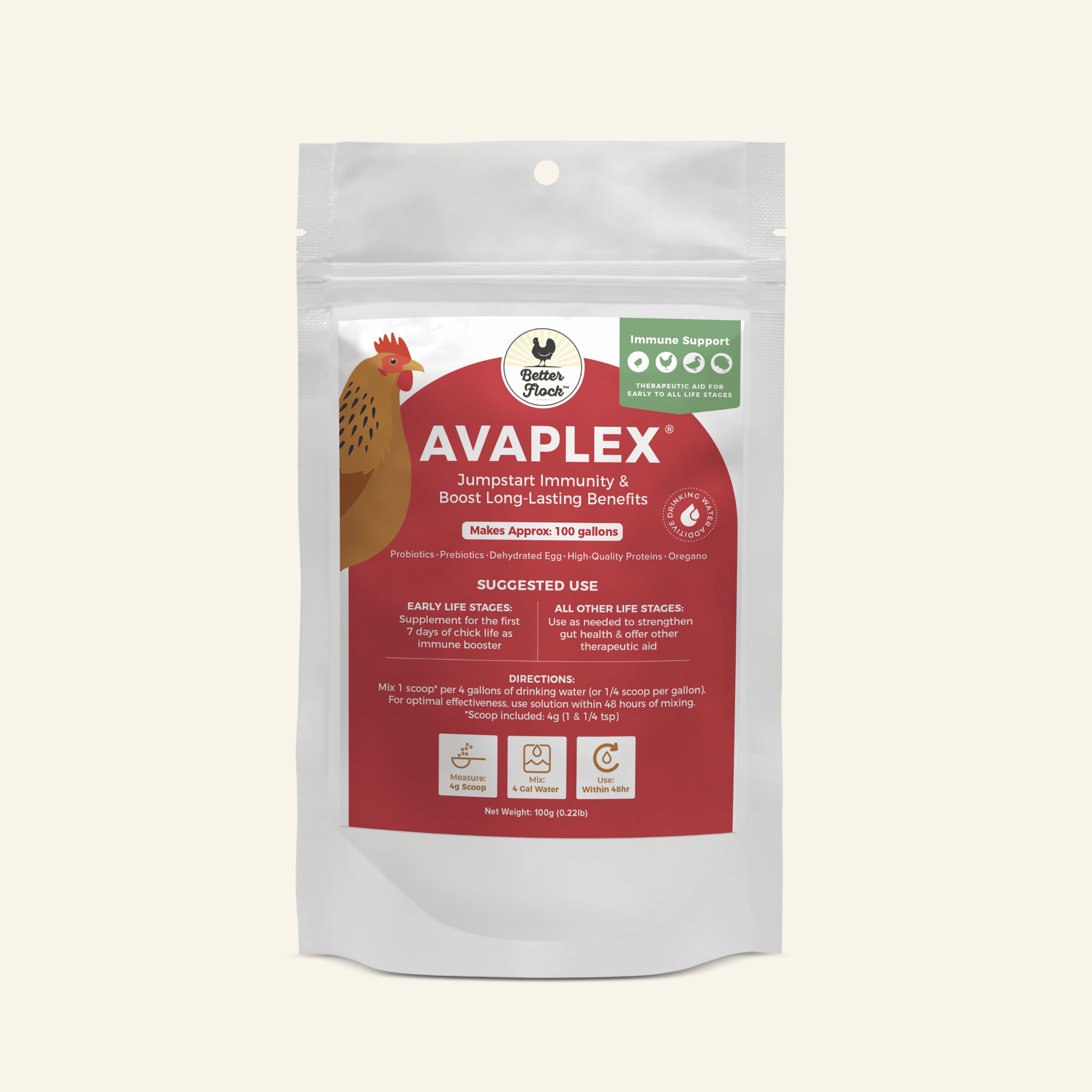 Avaplex®: Immune-Boosting Probiotic Powder for Chicken Drinking Water ...